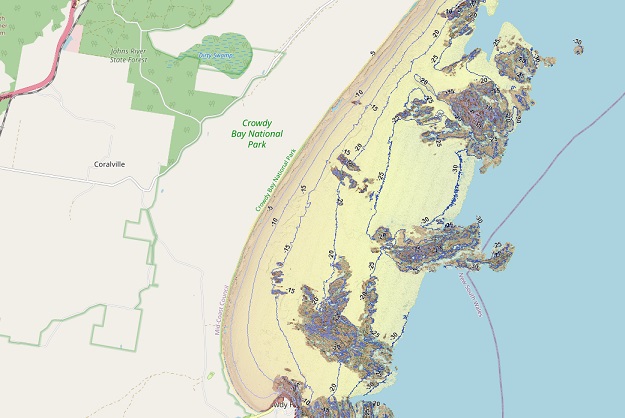 Online map reveals 6,800 square km of NSW coastline - Spatial Source