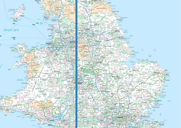 Magnetic, true and grid north align over UK - Spatial Source