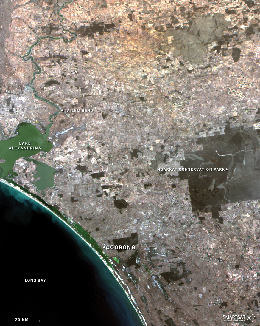 First images released from the Kanyini satellite - Spatial Source