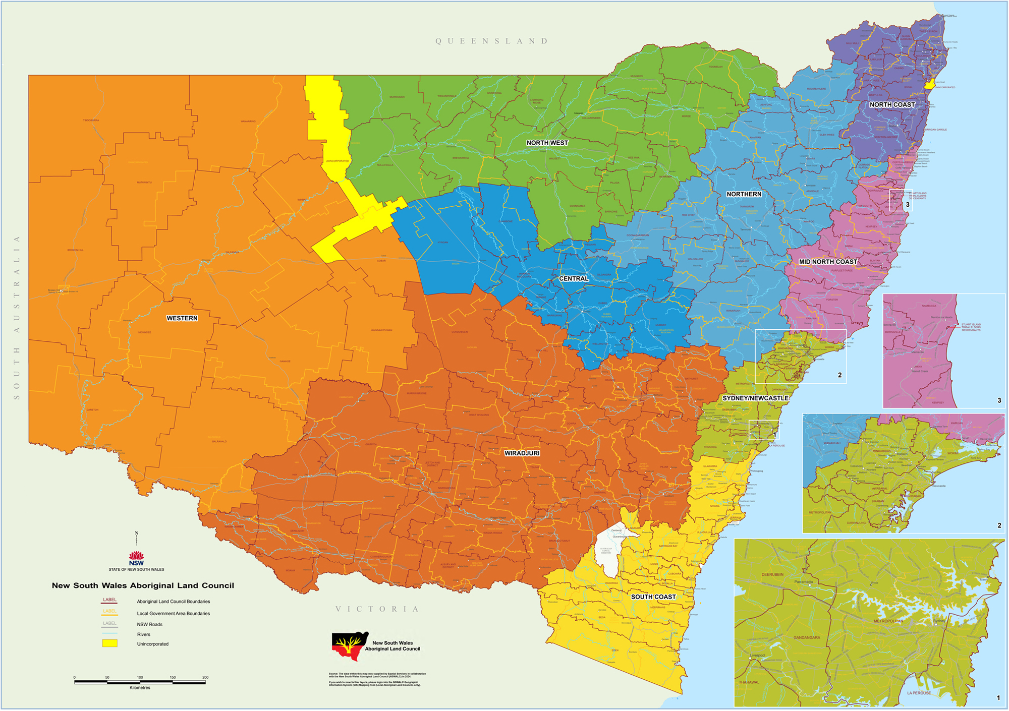 GIS maps for NSW Aboriginal Land Councils - Spatial Source