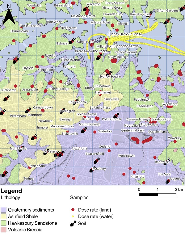 Sydney’s radioactivity mapped at ground level - Spatial Source
